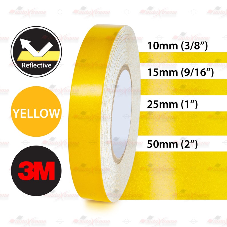 3M 65ft or 147ft REFLECTIVE High Intensity Weatherproof Self-adhesive ...