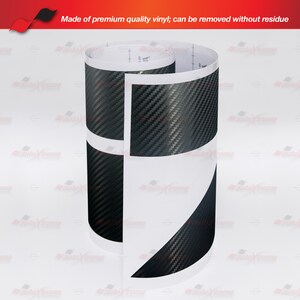 Performance Sport Side Skirt Stripes 3D CARBON PATTERN Vinyl Decals ...