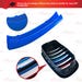 Tri-color 7 BARS Kidney Grille Front Cover Insert Clips Fits BMW 2 ...