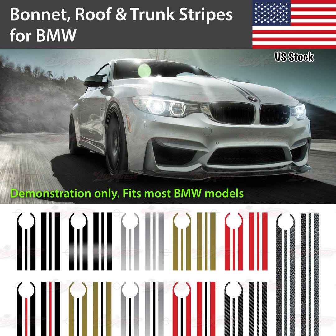 For BMW Rally Racing Body Car Hood Bonnet Roof Rear Trunk Exterior ...