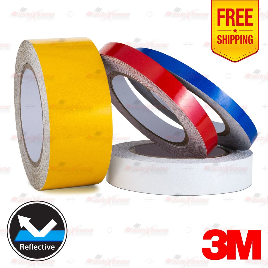 3M 65ft or 147ft REFLECTIVE High Intensity Weatherproof Self-adhesive ...