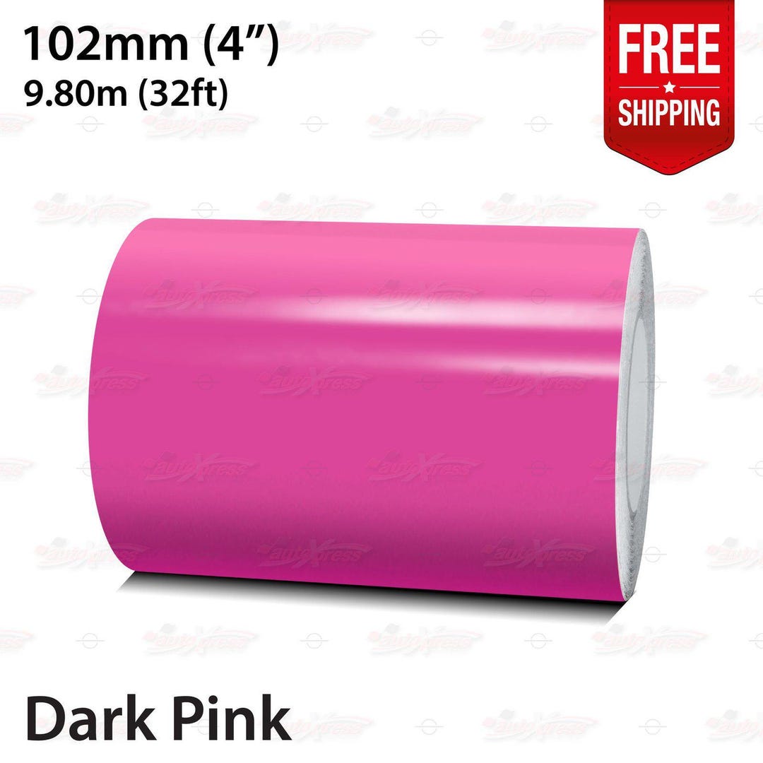 MAGENTA 4" 102mm Roll Pin Stripe Car Pinstriping Styling Trim Adhesive ...