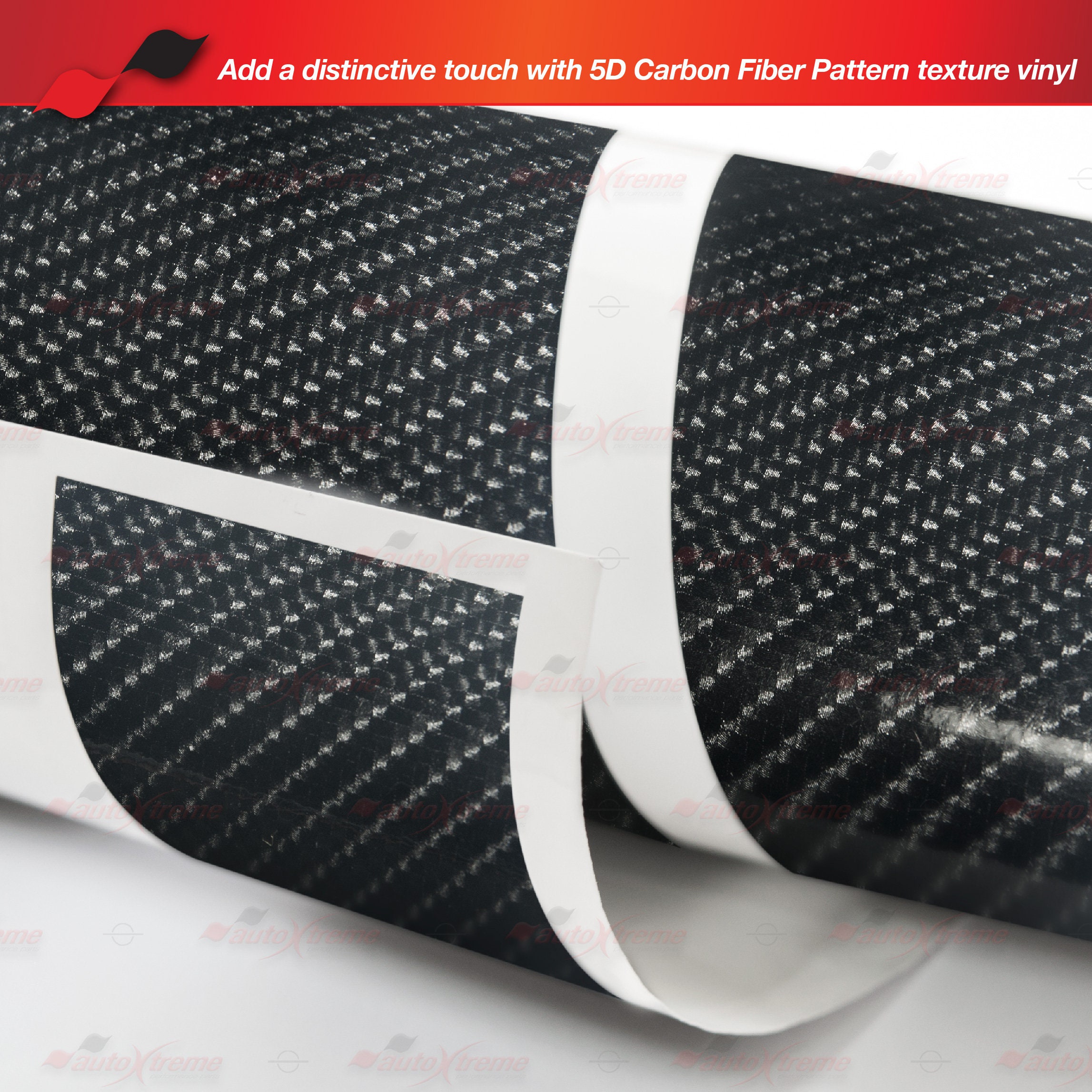 Performance Sport Side Skirt Stripes 5D CARBON PATTERN Vinyl Decals ...