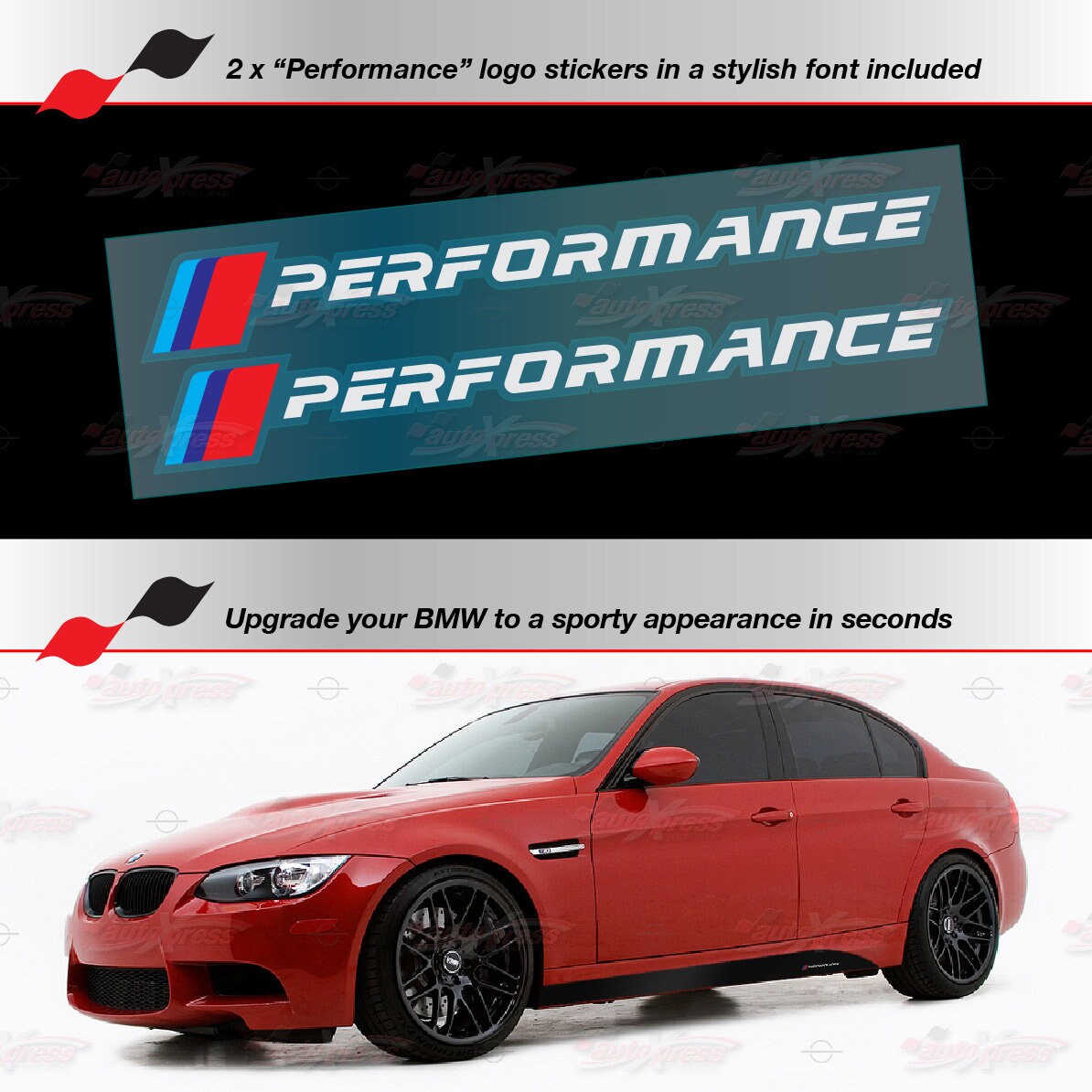 Performance Side Skirt Stickers MATTE BLACK Vinyl Styling Adhesive ...