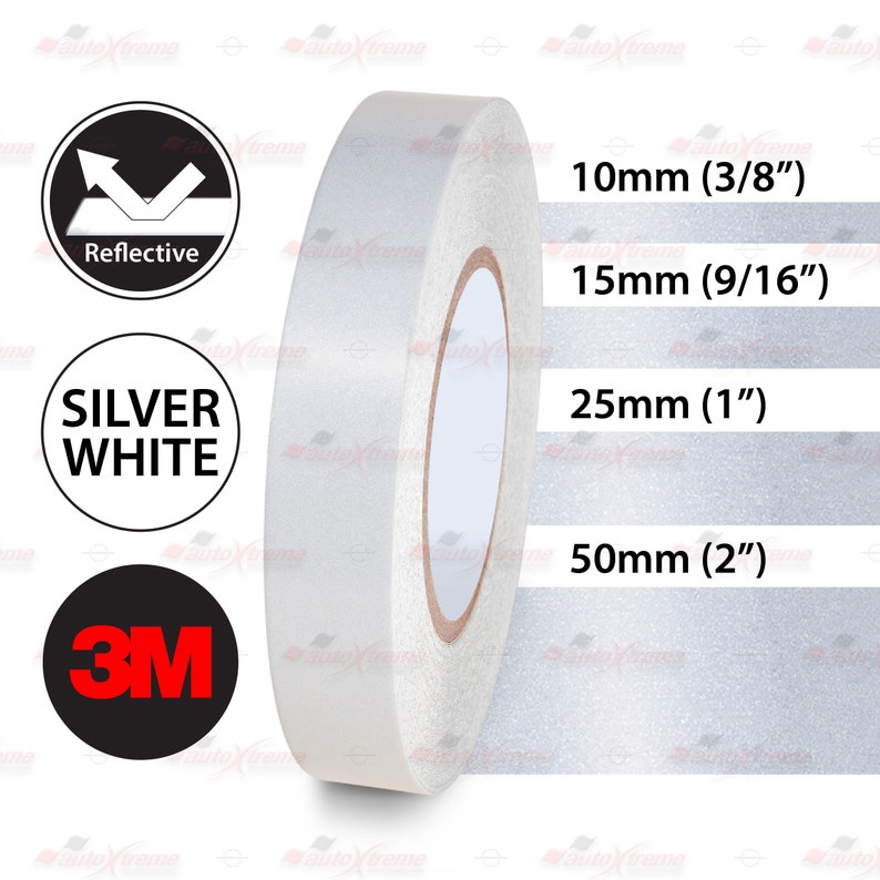 3M 65ft or 147ft REFLECTIVE High Intensity Weatherproof Self-adhesive ...