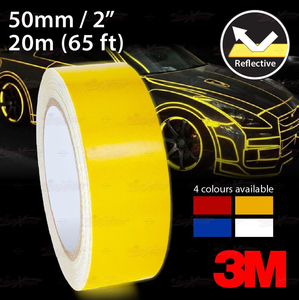 20m or 45m Weatherproof REFLECTIVE Safety Car Bike Motorcycle Truck SUV ...