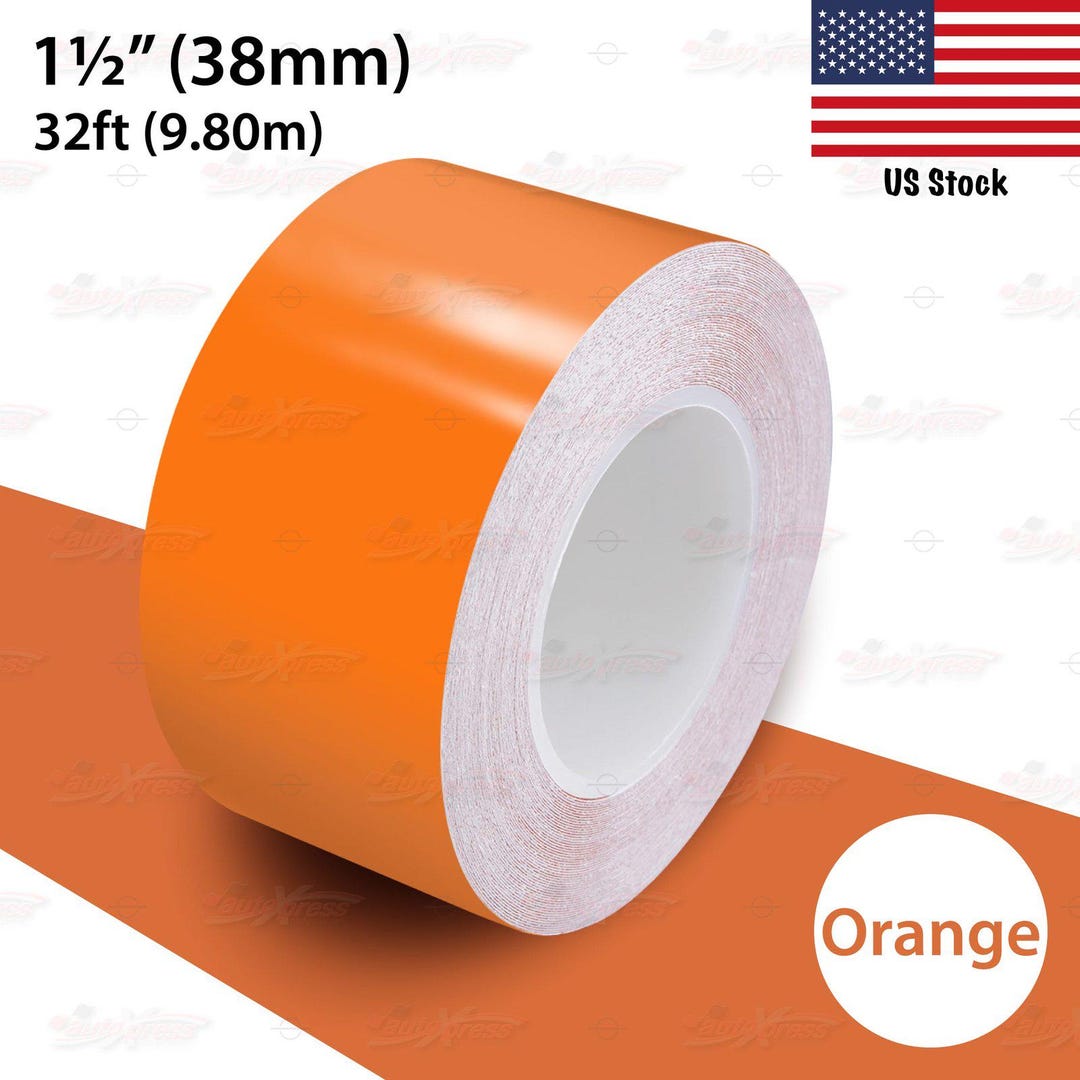 1-1/2" Roll Vinyl Pinstriping Pin Stripe Outline Car Motorcycle Bike ...