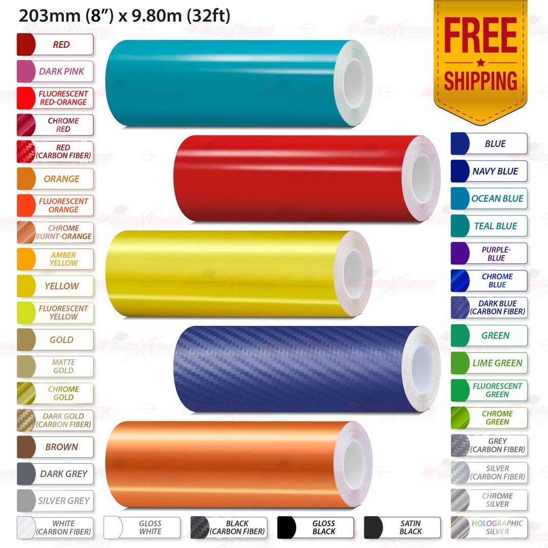 8" Roll Vinyl Pin Stripes Pinstriping DIY Self Adhesive Line Car Tape ...