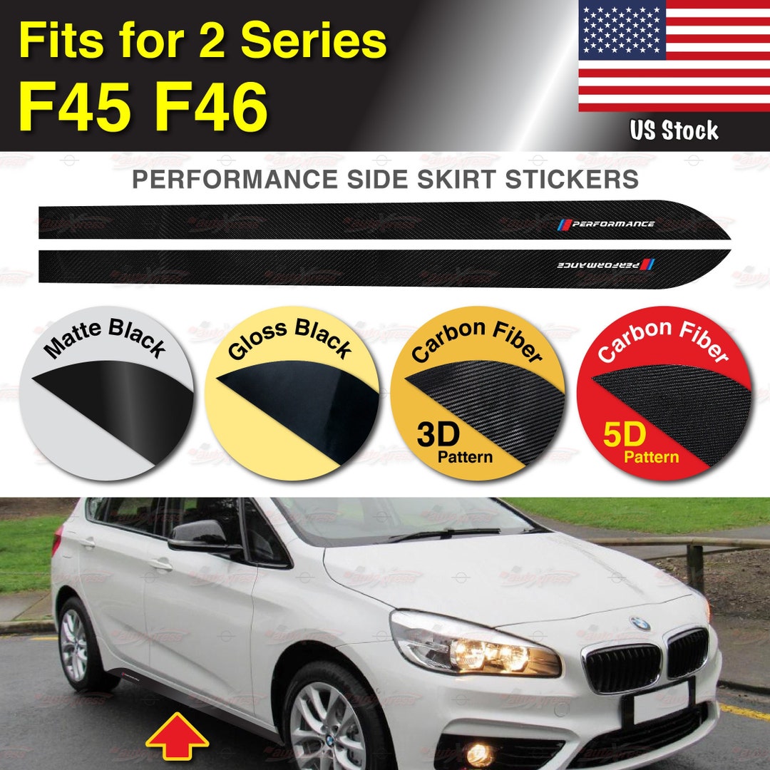 Performance Side Skirt Stickers for Both Sides Vinyl Styling Adhesive ...