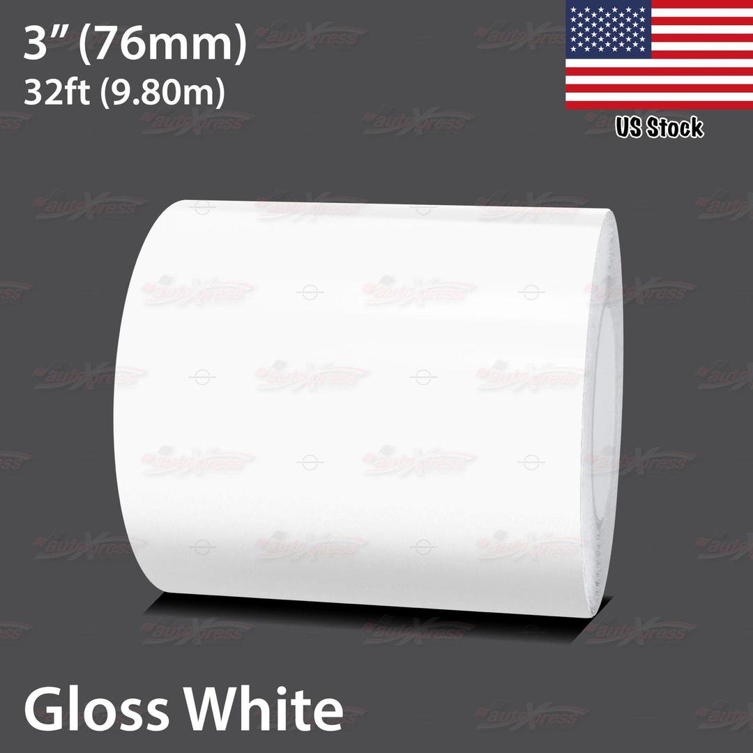 3" Roll Vinyl Pinstriping Pin Stripe Outline Car Motorcycle Bike Tape ...
