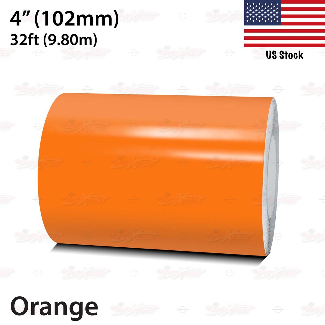 4" Roll Vinyl Pinstriping Pin Stripe Outline Car Motorcycle Bike Tape ...