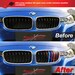 Tri-color 7 BARS Kidney Grille Front Cover Insert Clips Fits BMW 2 ...