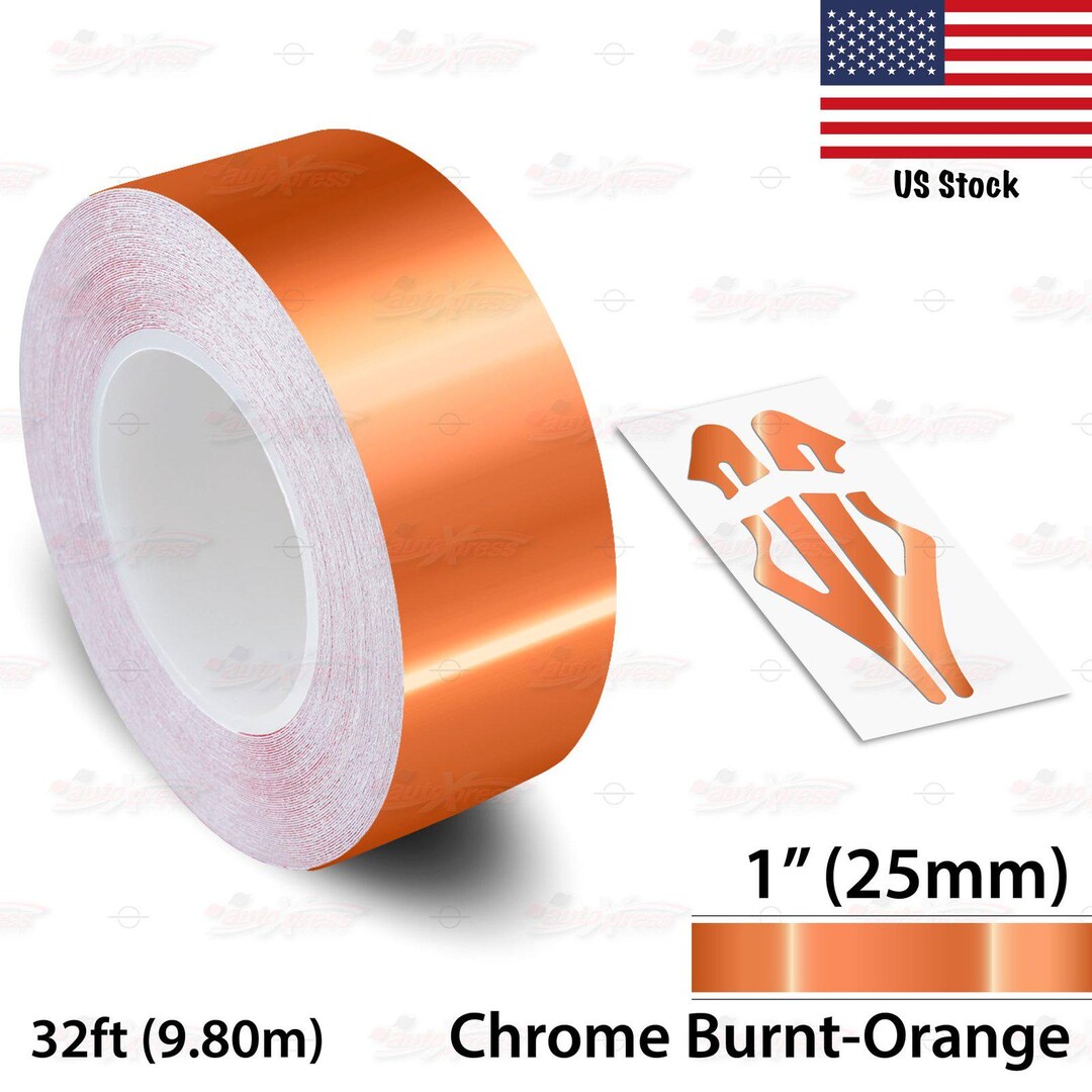 1" Roll Vinyl Pinstriping Pin Stripe Outline Car Motorcycle Bike Tape ...