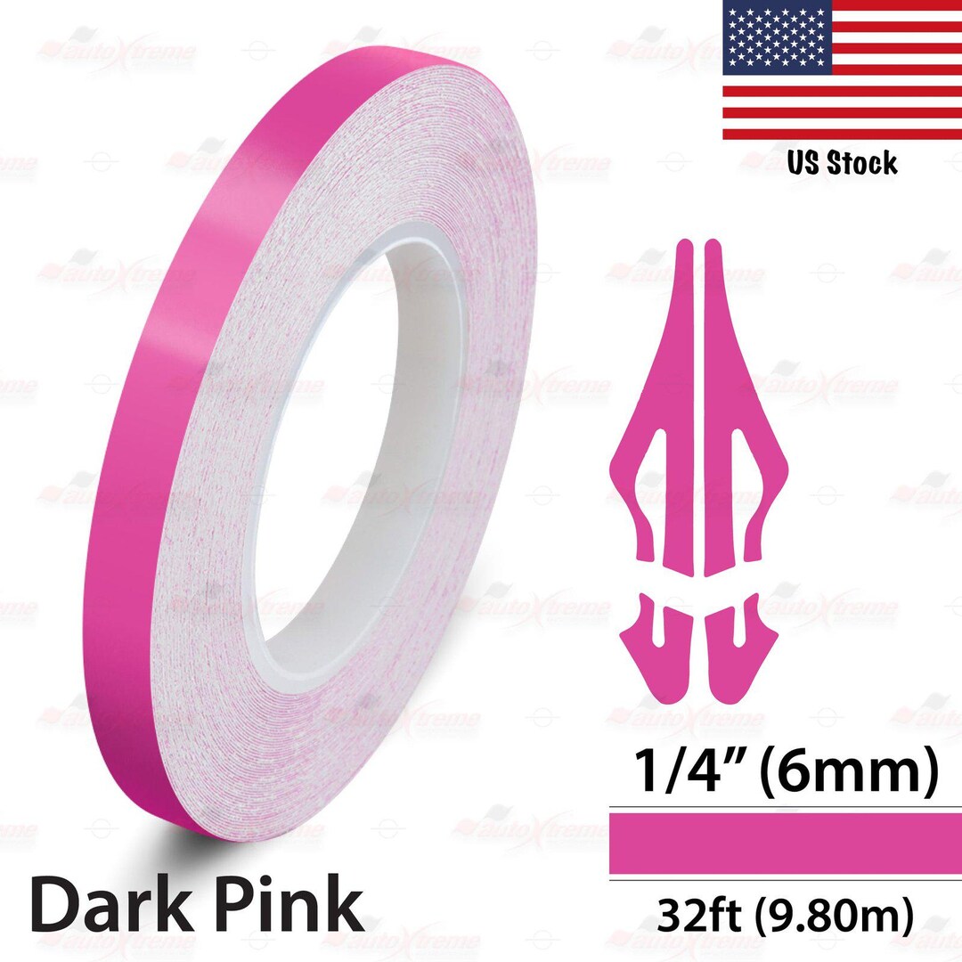 1/4" Vinyl Pinstriping Pin Stripe Car Body Bike DIY Styling Tuning Tape ...