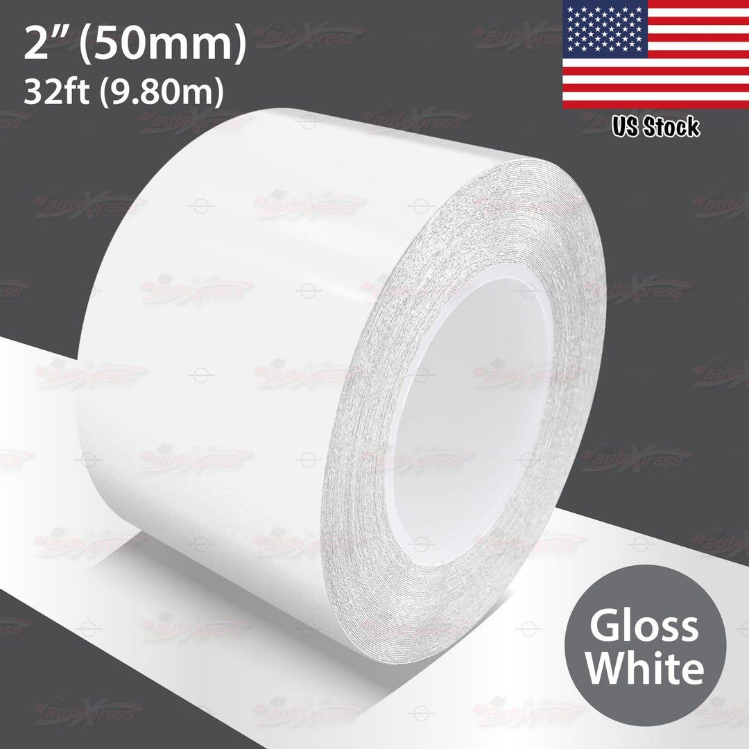 2" Roll Vinyl Pinstriping Pin Stripe Outline Car Motorcycle Bike Tape ...