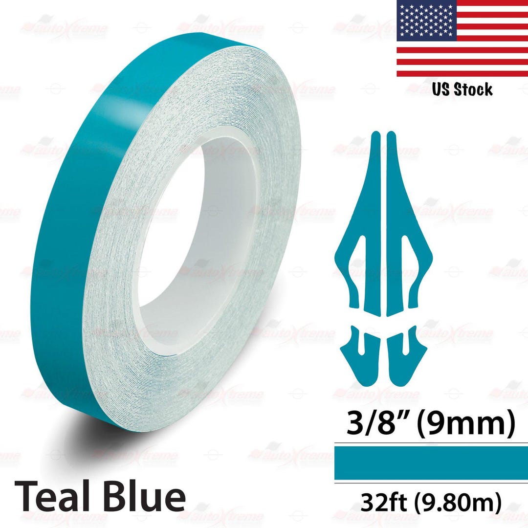 3/8" Vinyl Pinstriping Pin Stripe Car Body Bike DIY Styling Tuning Tape ...
