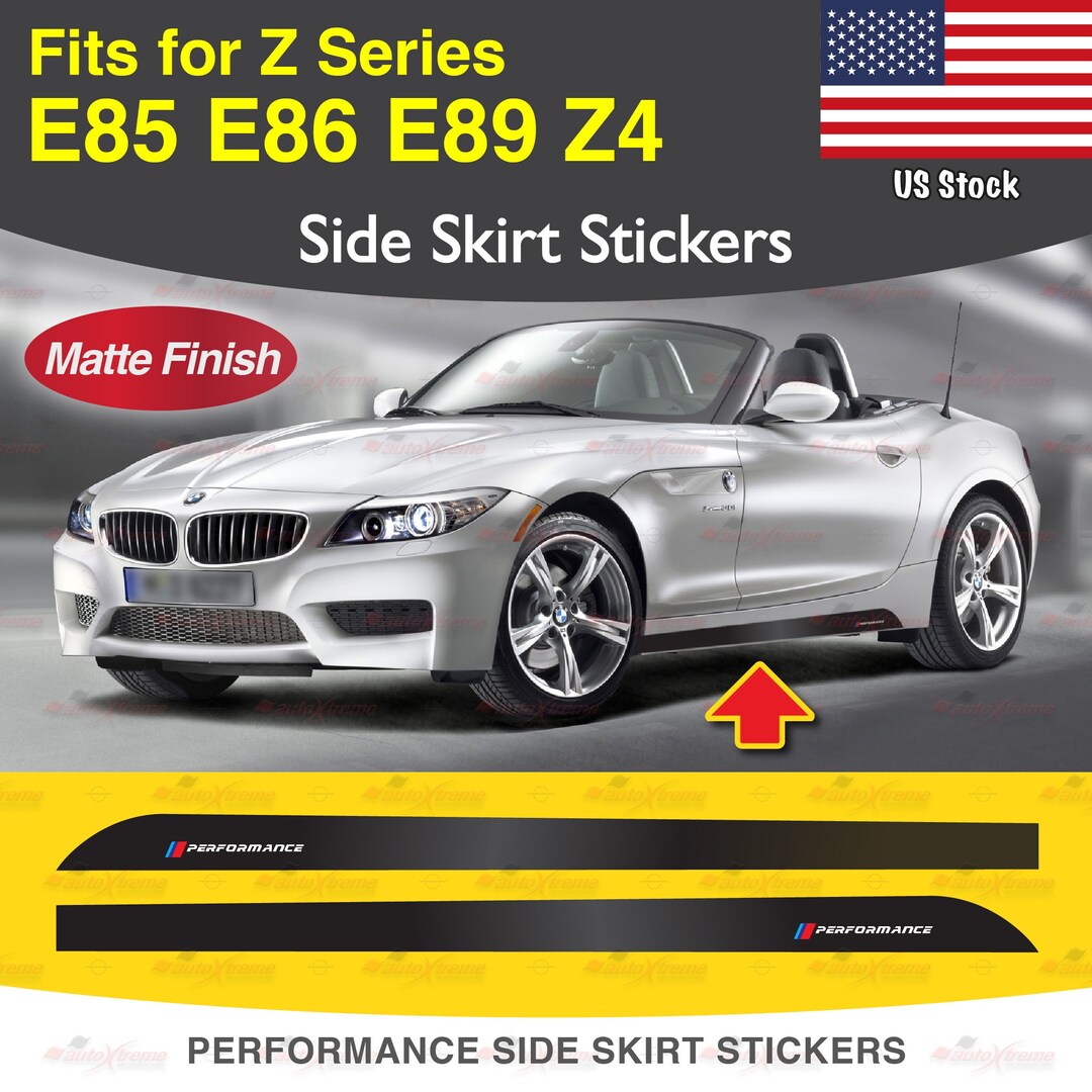 Compatible With BMW E85 E86 E89 Z4 Z Series Performance Side Skirt ...