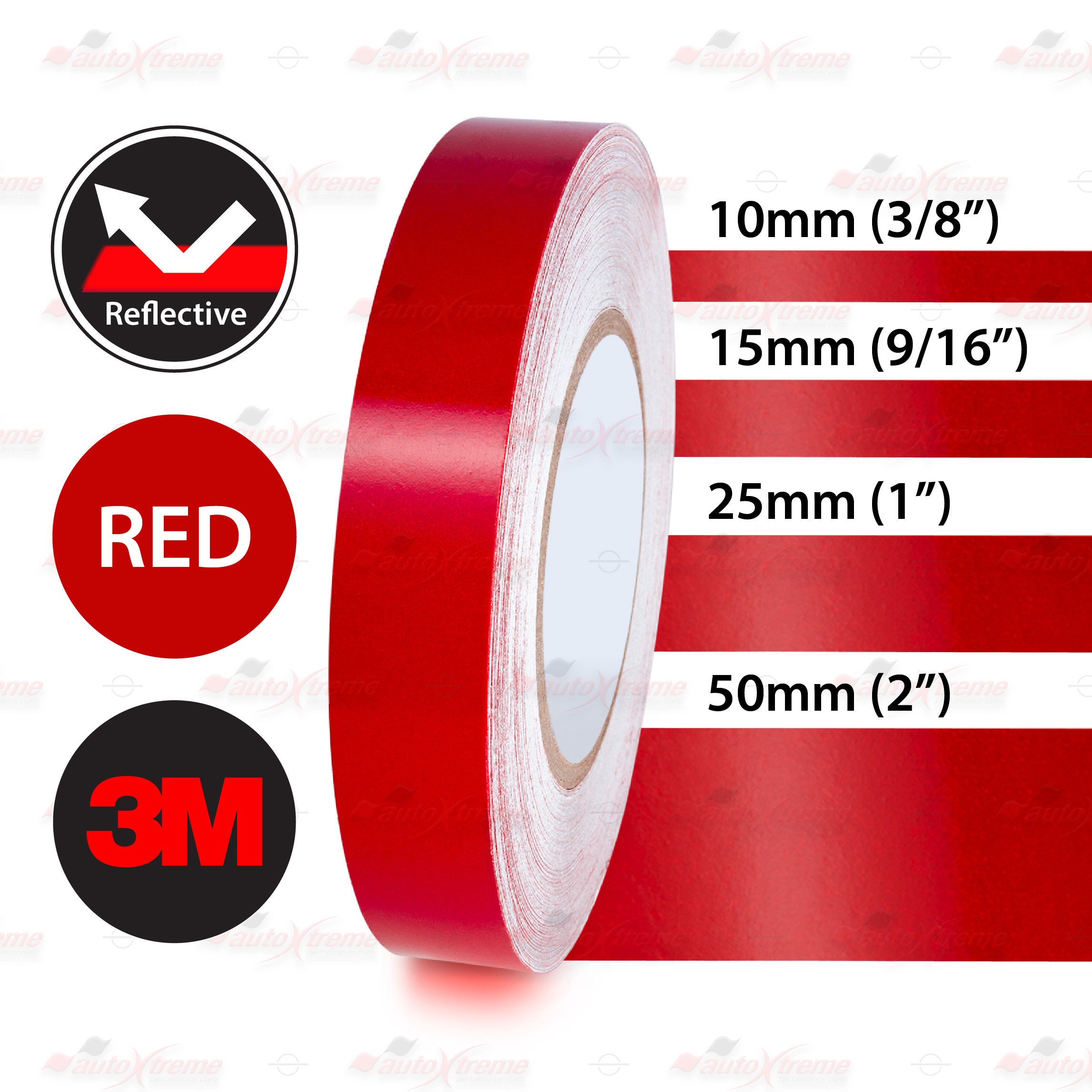 3M 65ft or 147ft REFLECTIVE High Intensity Weatherproof Self-adhesive ...