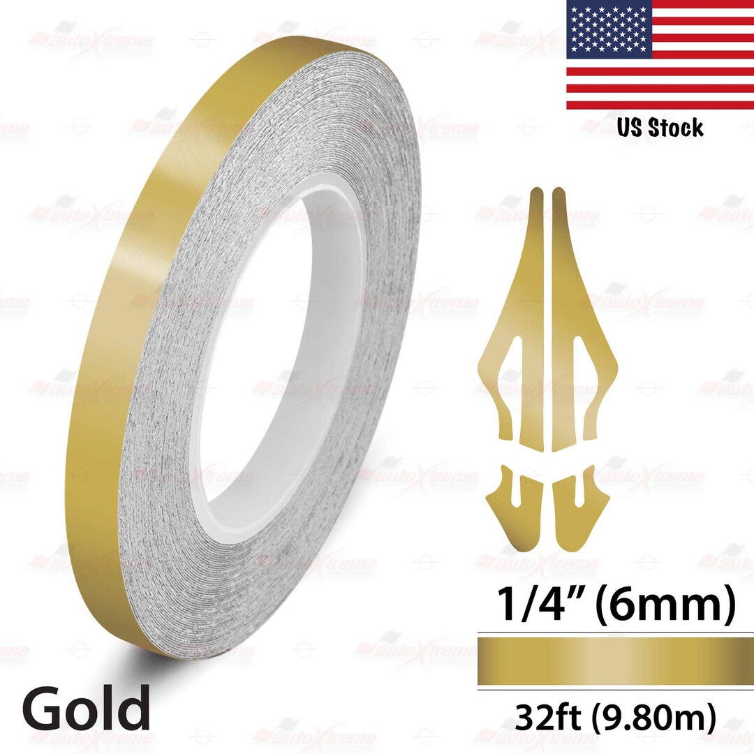 1/4" Vinyl Pinstriping Pin Stripe Car Body Bike DIY Styling Tuning Tape ...