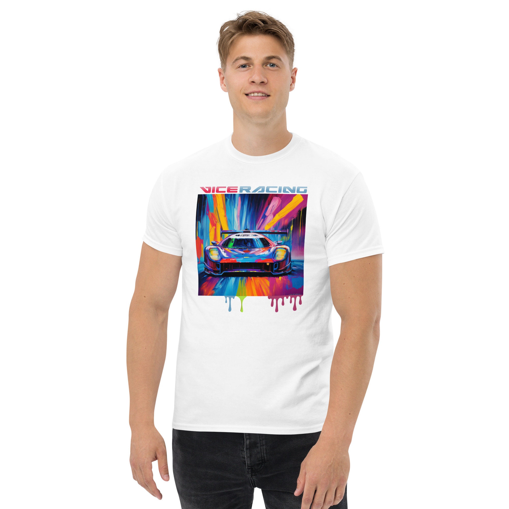 Super Car Drip Paint T-shirt - Etsy