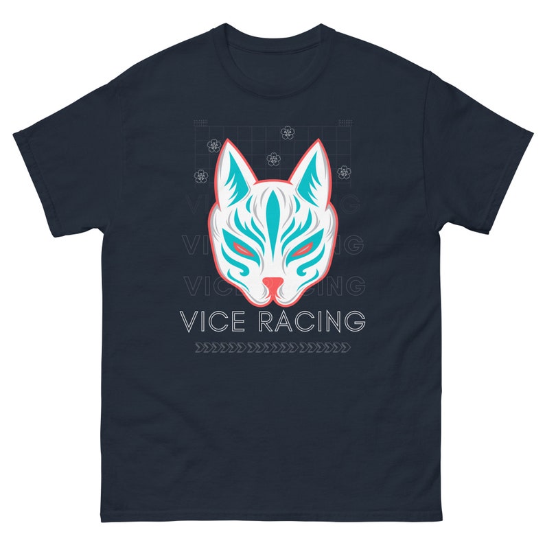 Vice Racing Kitsune Mask T-shirt - Etsy