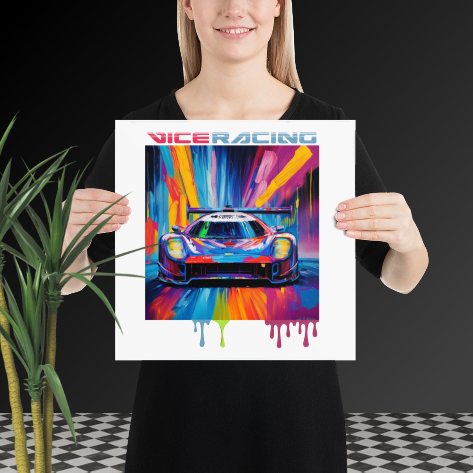 Super Car Drip Paint Artwork - Etsy