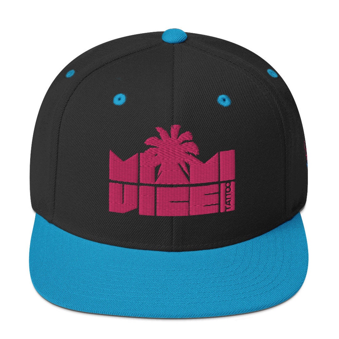 Miami Vice Tattoos Snapback Hat - Etsy