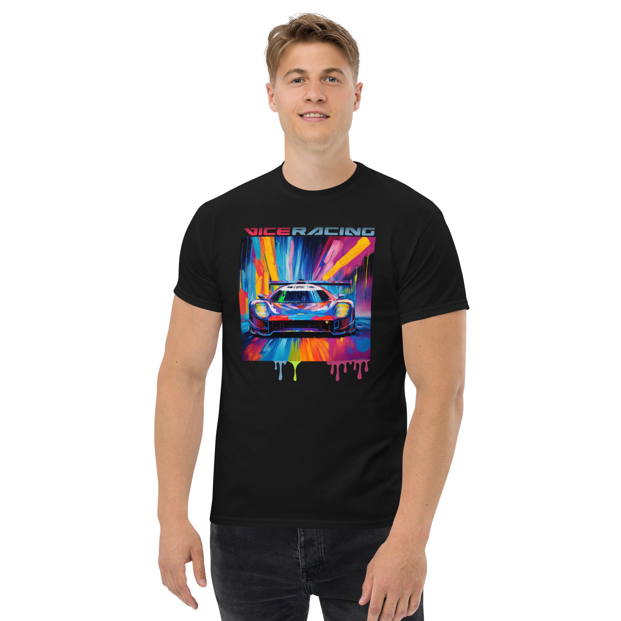 Super Car Drip Paint T-shirt - Etsy