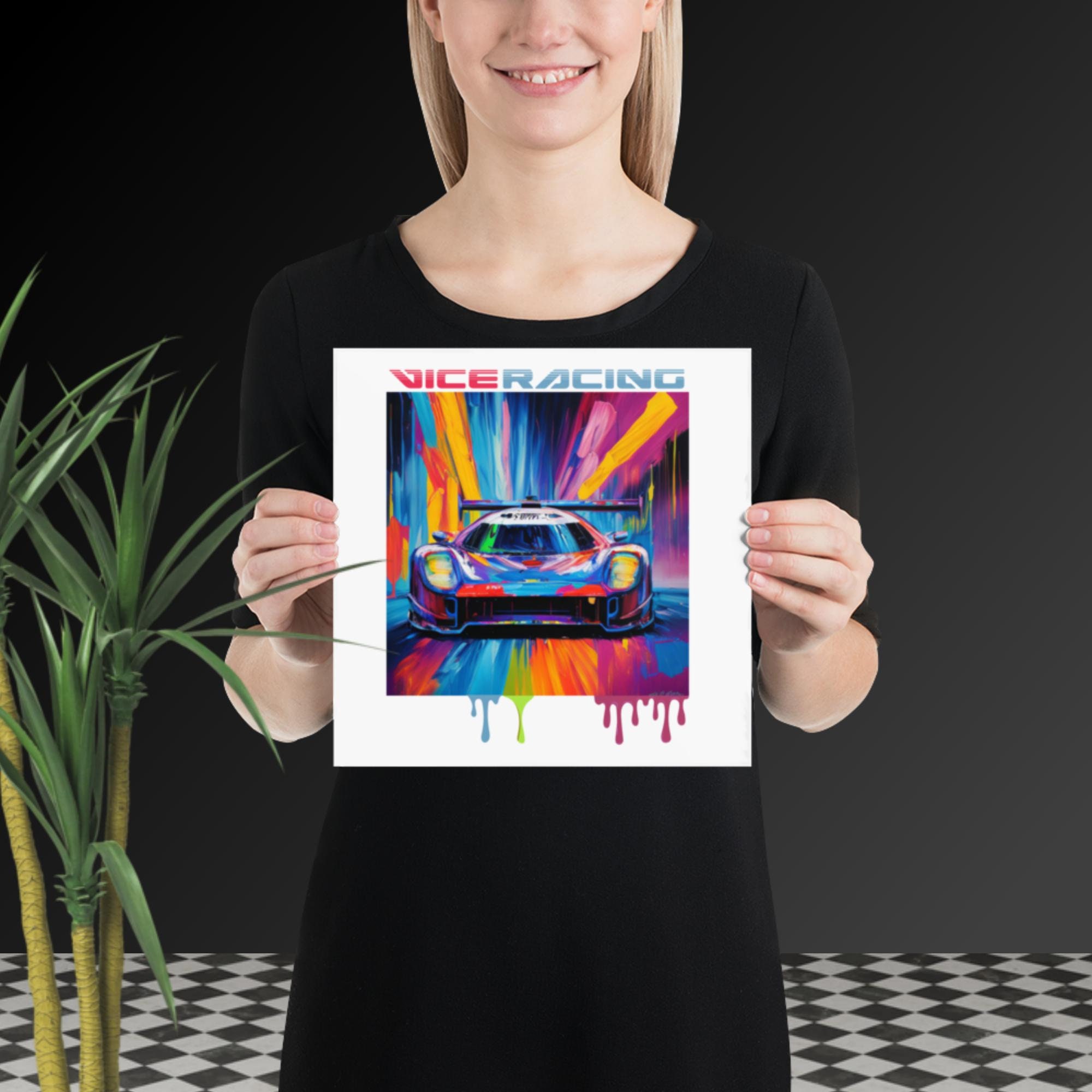 Super Car Drip Paint Artwork - Etsy
