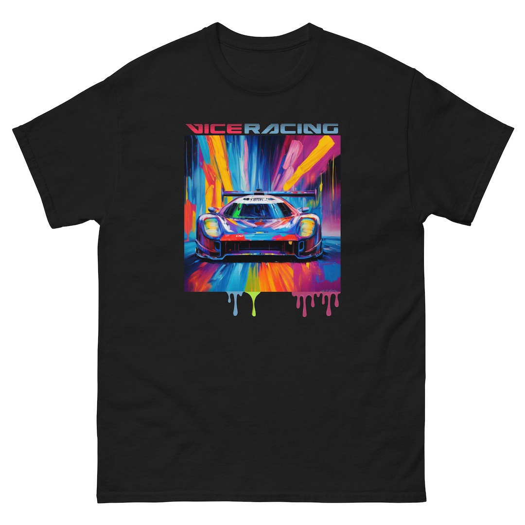 Super Car Drip Paint T-shirt - Etsy