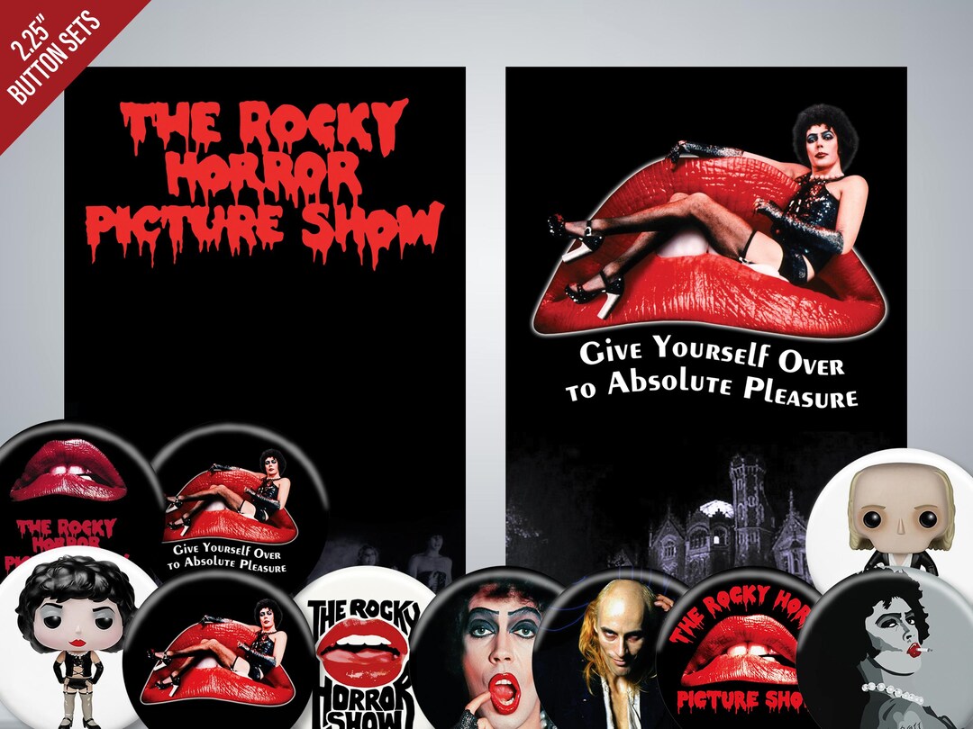 Rocky Horror Picture Show Pin-back Buttons: Give Yourself Over to ...
