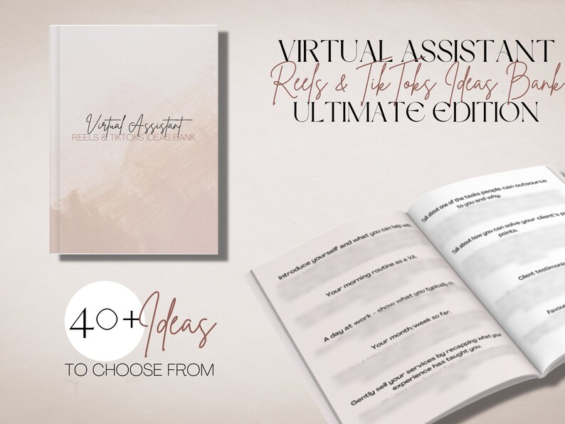 Virtual Assistant Instagram Reels & Tiktok Ideas Bank | VA Reels ...