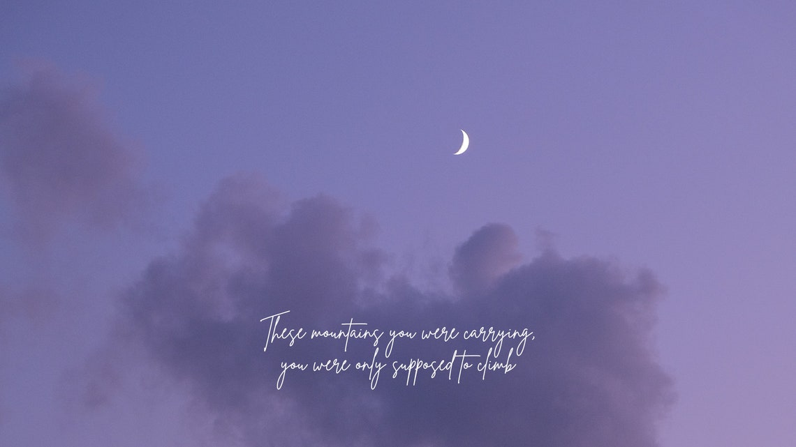 Laptop Wallpaper With Motivating Quote - Etsy