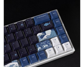 Sea Wave Keycap Set - Etsy