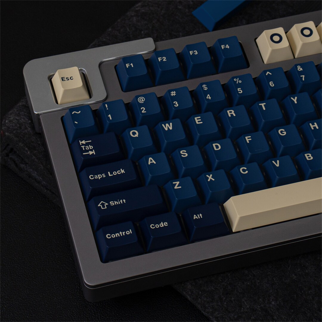 192 Keys-matrix Keycap Set, Dark Blue Keycap Set, Vintage Keycap Set ...