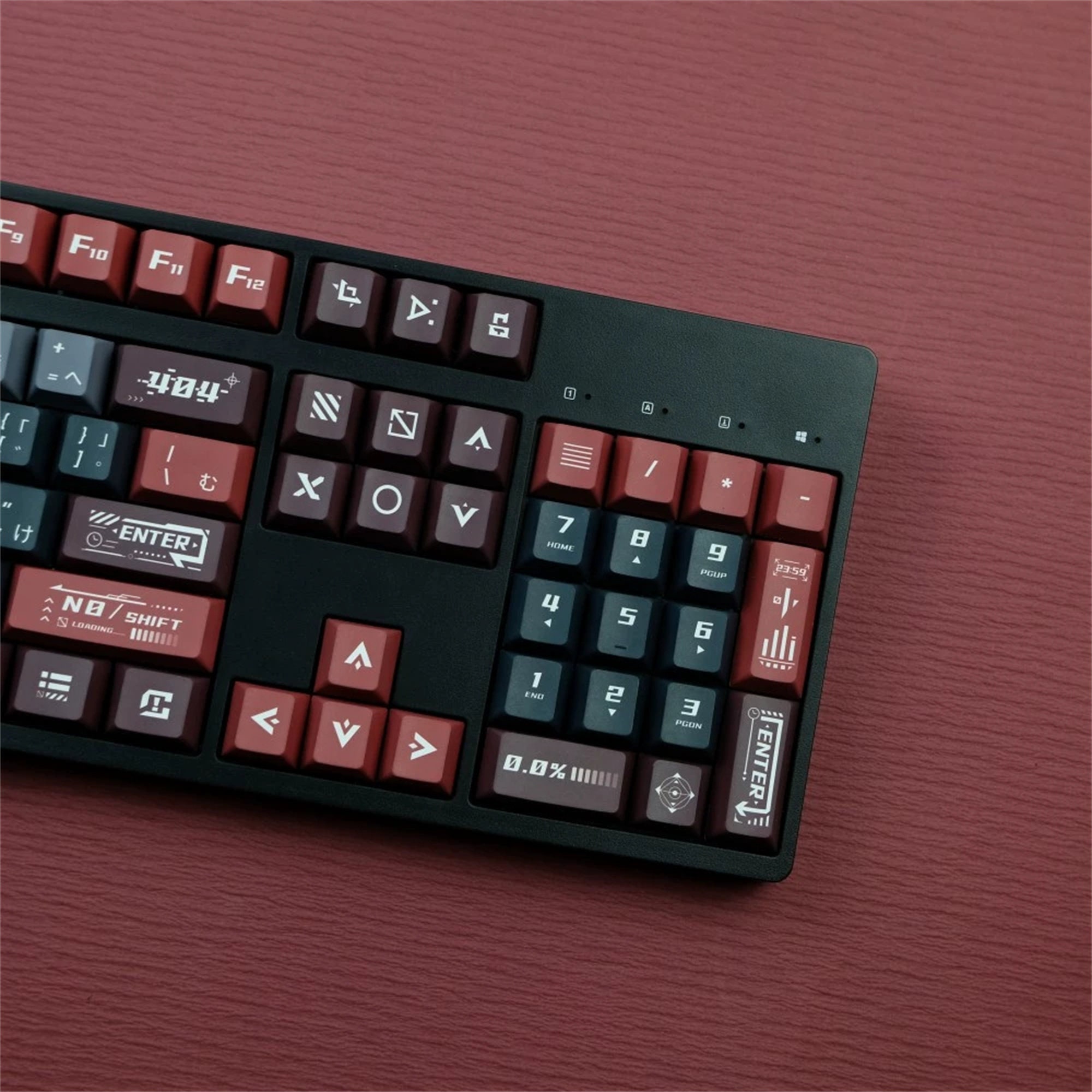 Cool Mecha Theme Keycap Set, Black and Brown Keycap Set, Cherry Keycap ...