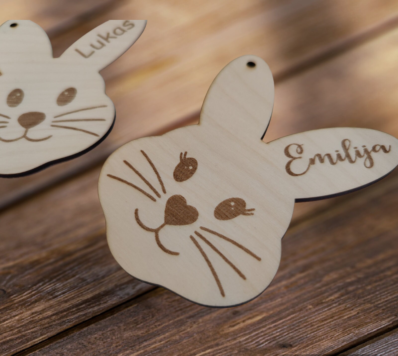 Bunny Name Tag Svg, Personalized Easter Basket/bunnies Tag Svg, Custom ...