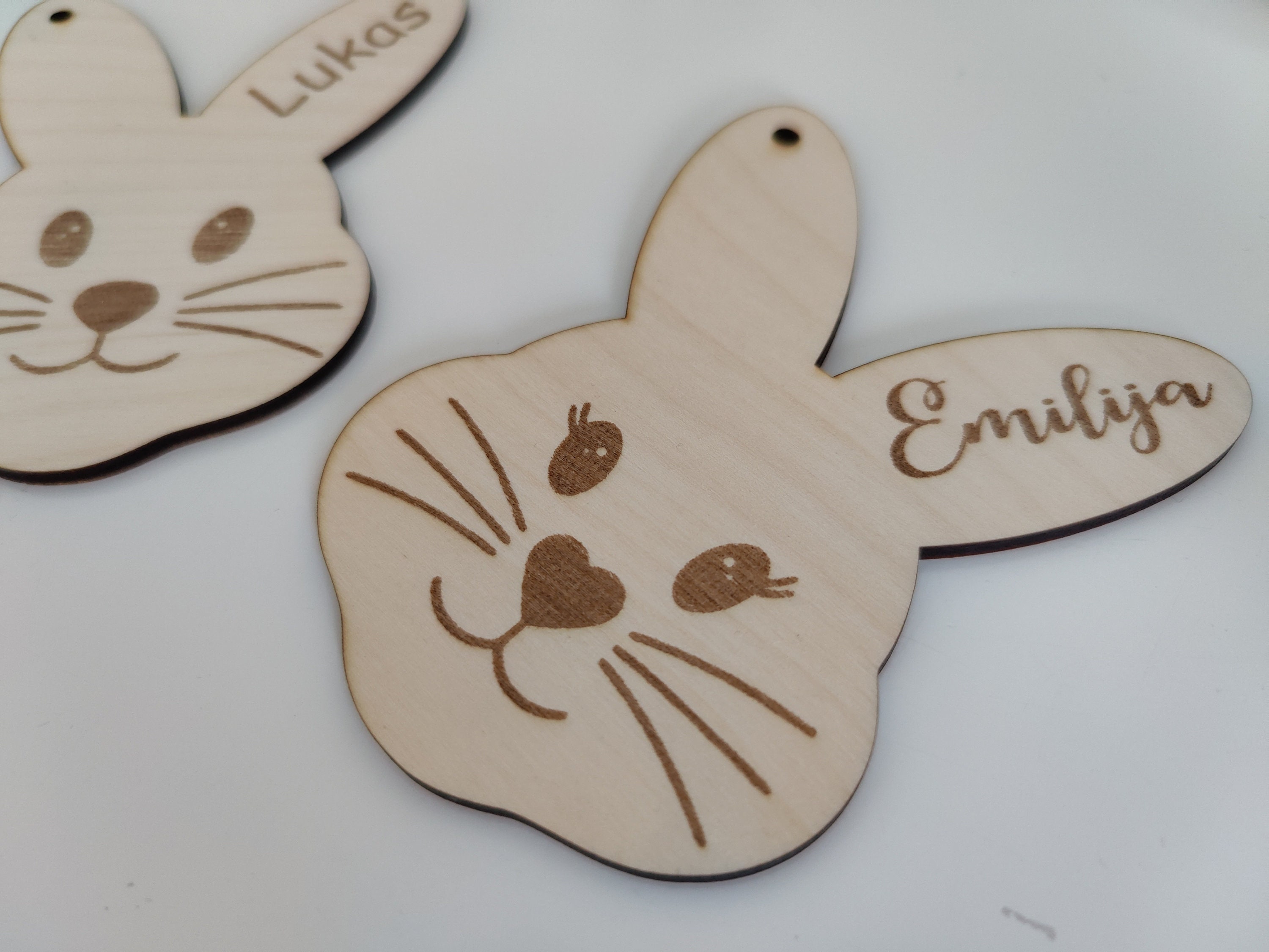 Bunny Name Tag Svg, Personalized Easter Basket/bunnies Tag Svg, Custom ...