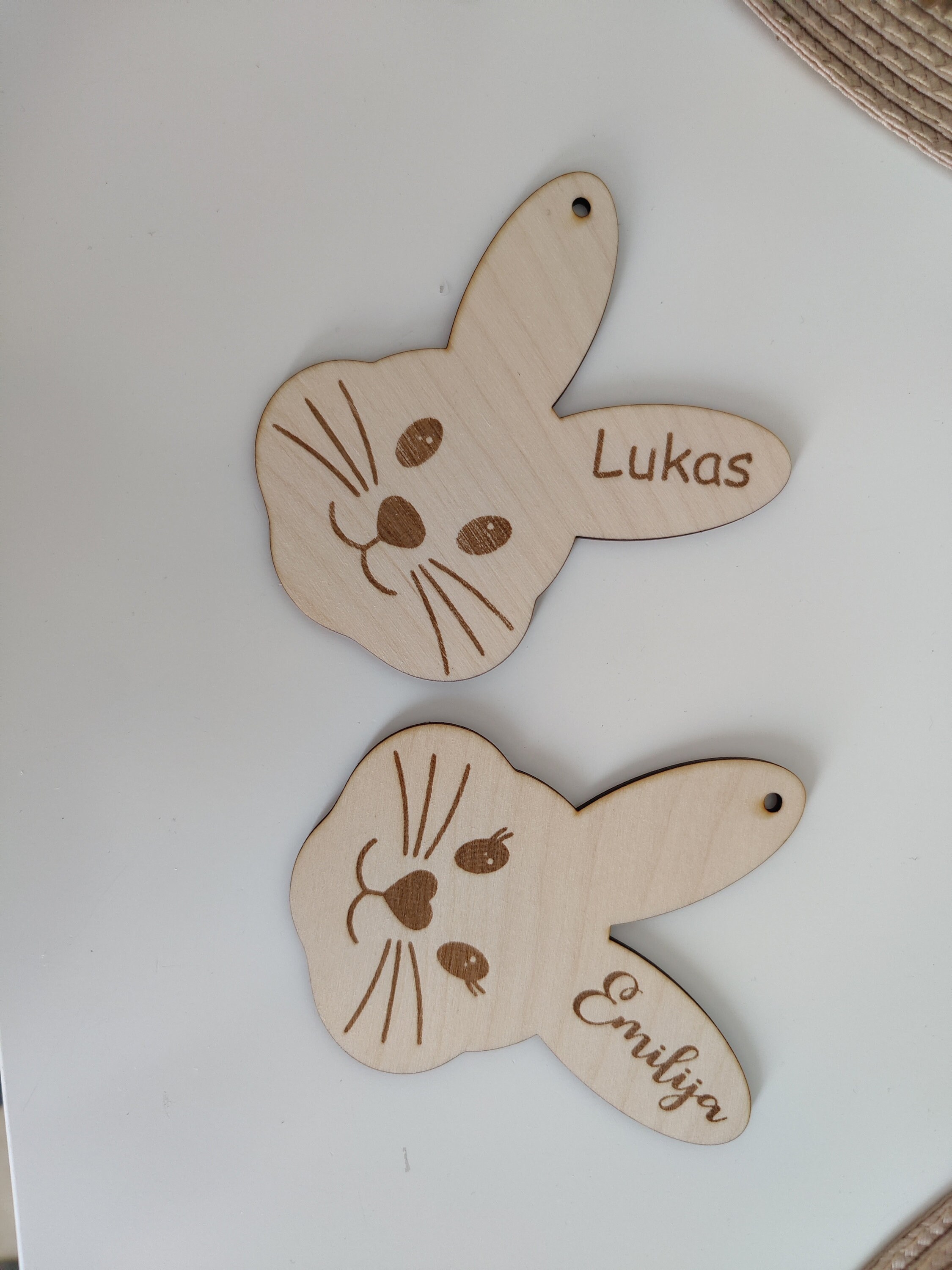 Bunny Name Tag Svg, Personalized Easter Basket/bunnies Tag Svg, Custom ...