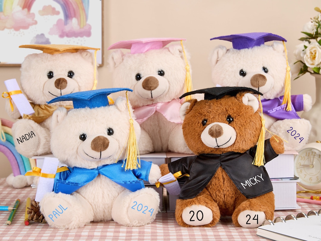 Personalized Graduation Bear,grad Bear,stuffed Animal,graduation Teddy ...