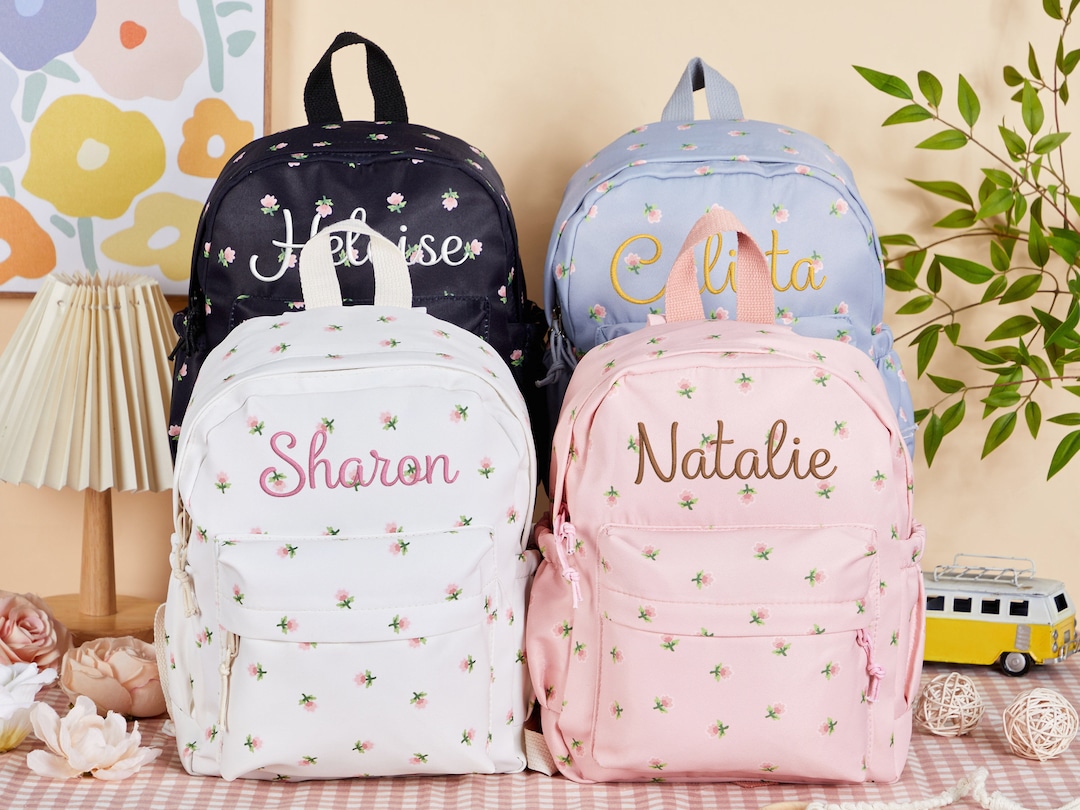 Personalized Toddler Backpack,kids School Bag,preschool Book Bag ...