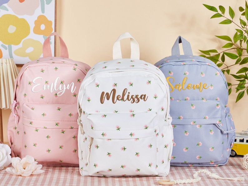 Personalized Toddler Backpack,kids School Bag,preschool Book Bag ...