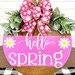 Spring Door Hanger | Spring Door Decor | Front Door Decor | Spring ...