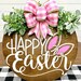 Happy Easter Door Hanger | Easter Door Hanger | Easter Wreath | Front ...
