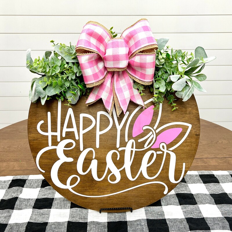 Easter Wreath Sign - Etsy