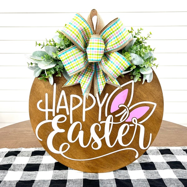 Easter Wreath Sign - Etsy