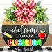 Welcome to Our Classroom Door Hanger | Teacher Door Hanger | Classroom ...