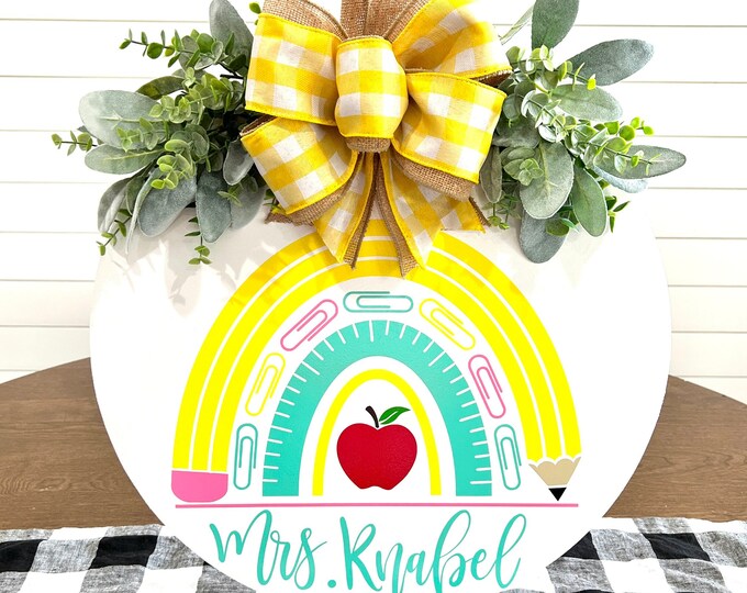 Classroom Door Hanger | Teacher Door Hanger | Teacher Appreciation Gift ...