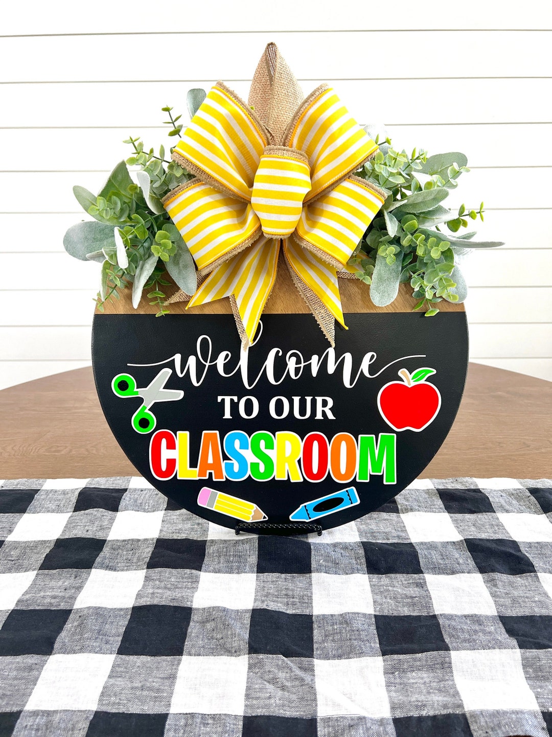 Welcome to Our Classroom Door Hanger | Teacher Door Hanger | Teacher ...