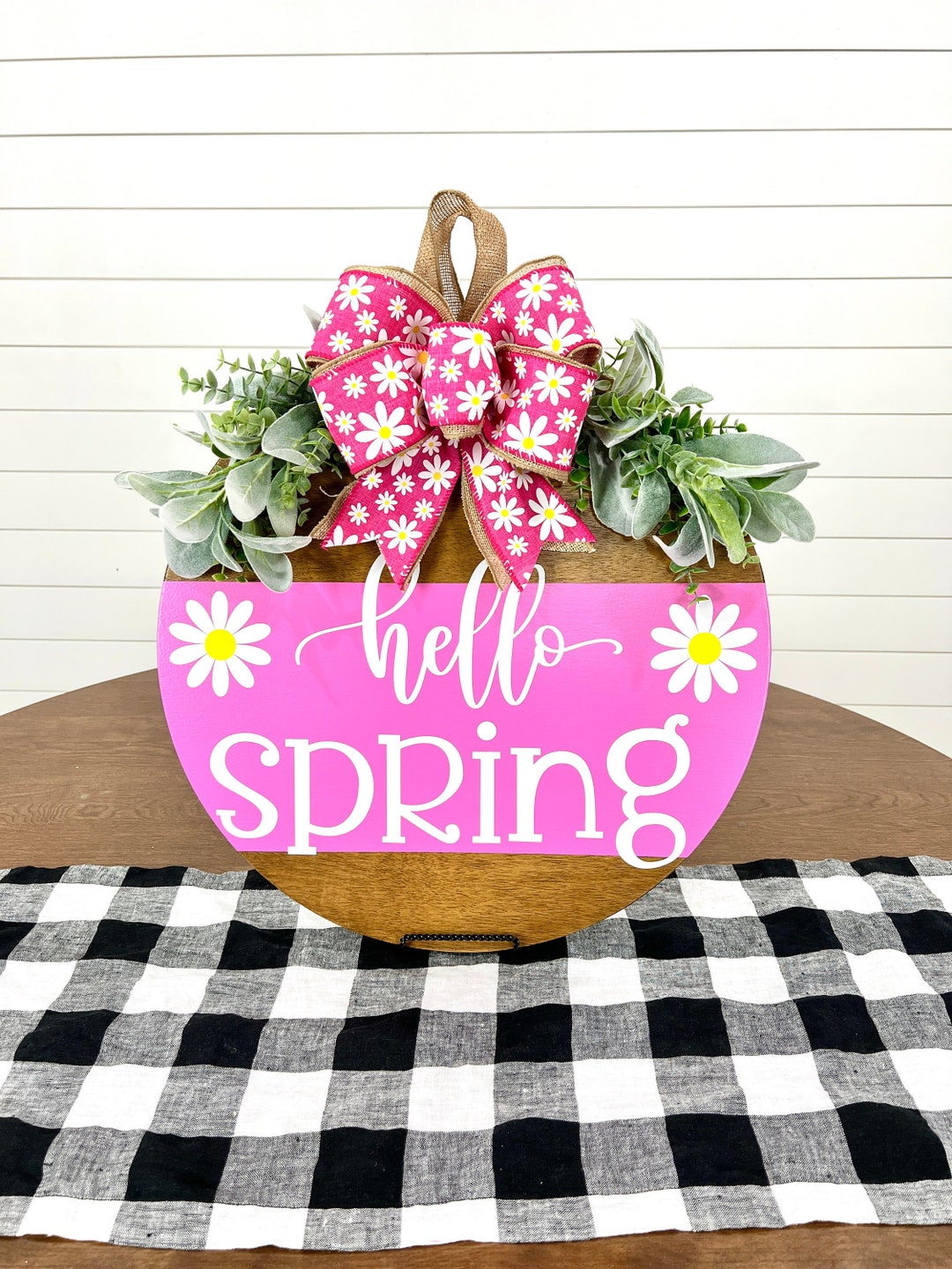 Spring Door Hanger | Spring Door Decor | Front Door Decor | Spring ...